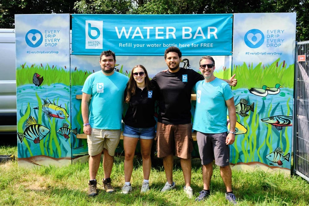 Bristol Water’s Water Bar provided 6,000 litres at Glastonbury to ...