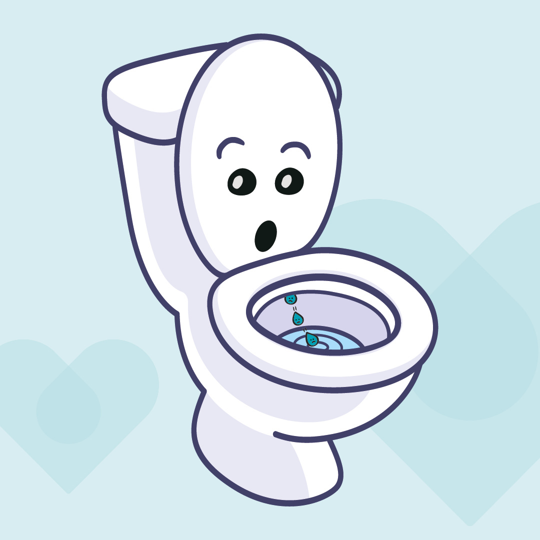 Saving water in the Bathroom