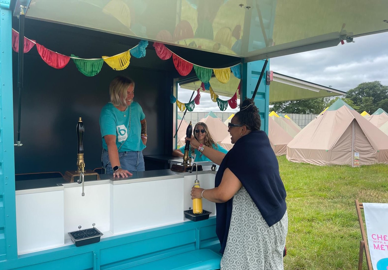 Bristol Water’s Water Bar provided 6,000 litres at Glastonbury to ...