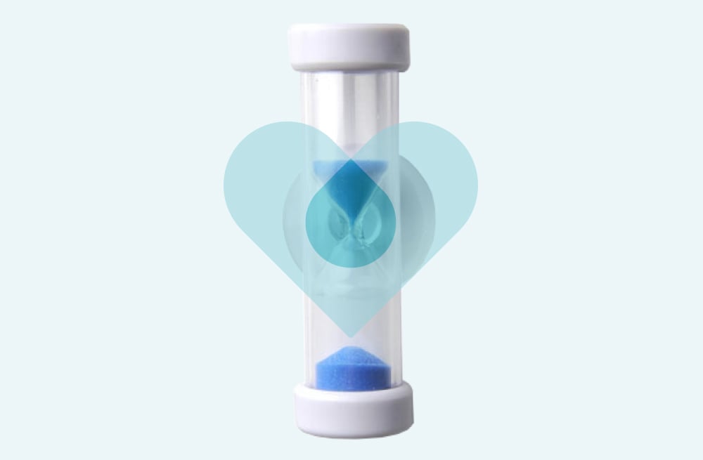 Saving water in the shower